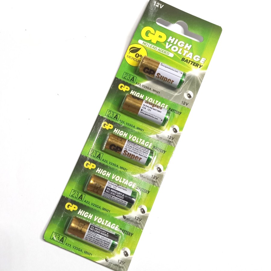 Jual Baterai alkaline GP23A GP27A 12V / baterai remote high volt 12volt ...