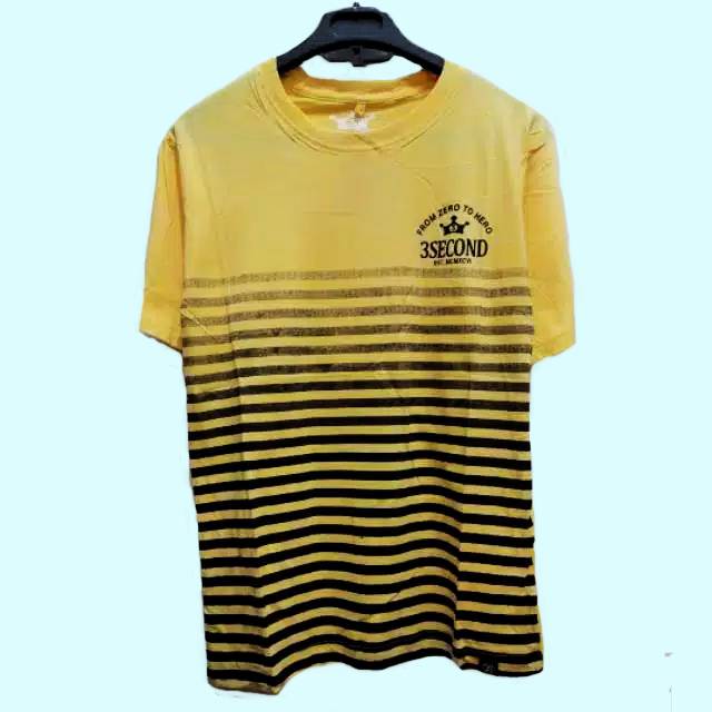 Jual 3second cowok/ Kaos fullprin/t 3second basic Tshirt /distro Distro ...