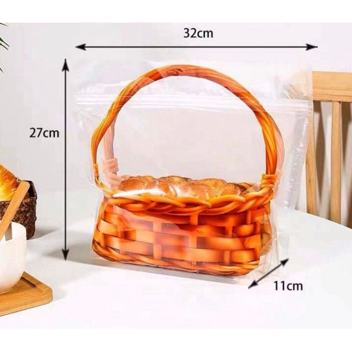 Jual 10 PCS KANTONG PLASTIK ROTI TAWAR / 10LEMBAR PLASTIK KLIP ROTI ...