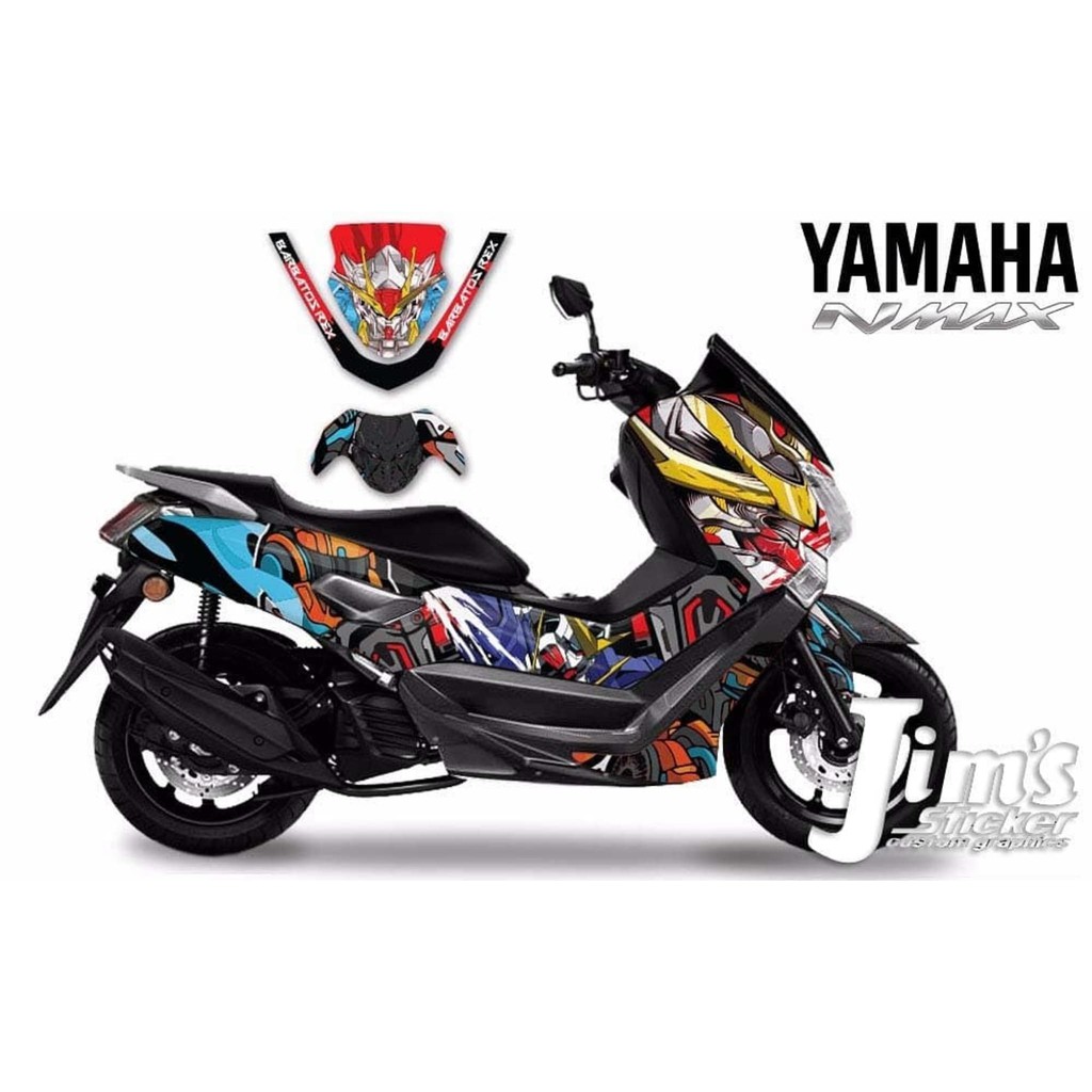 Jual DECAL STIKER DEKAL STICKER MOTOR YAMAHA NMAX GUNDAM EDITIONS ...