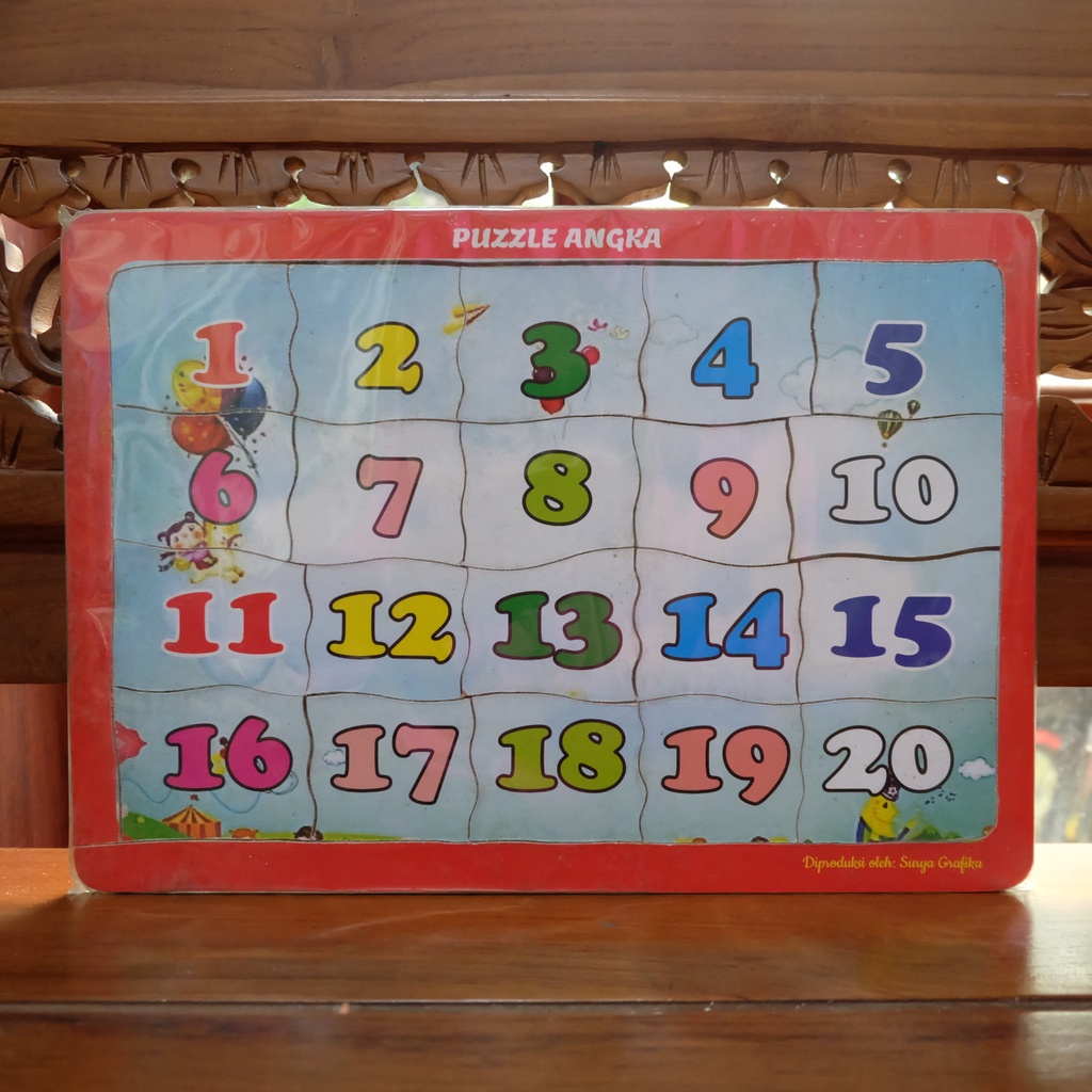 Jual PUZZLE KAYU - Mainan Edukasi Anak Aktivitas Anak Angka Huruf ...
