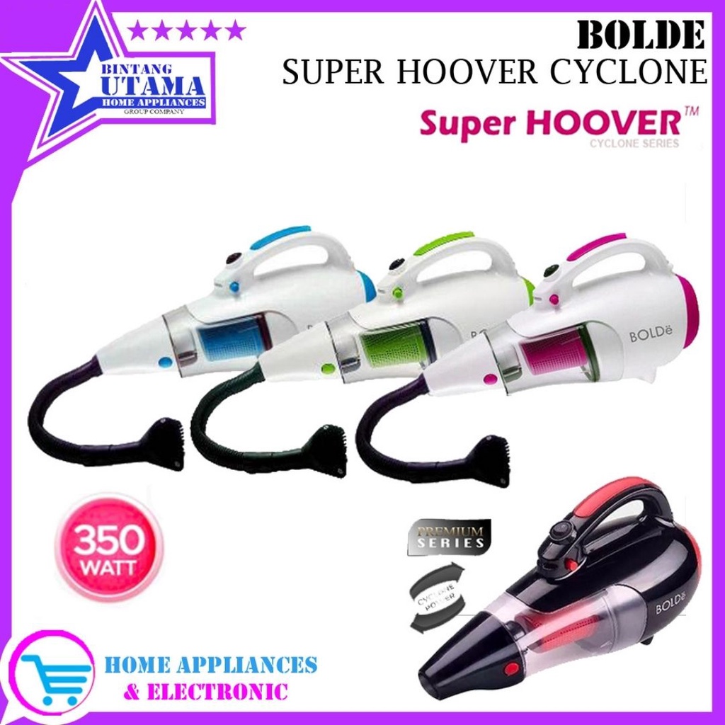 Jual (COD) BOLDe Super HOOVER Cyclone Vacuum Cleaner Penyedot Debu ...