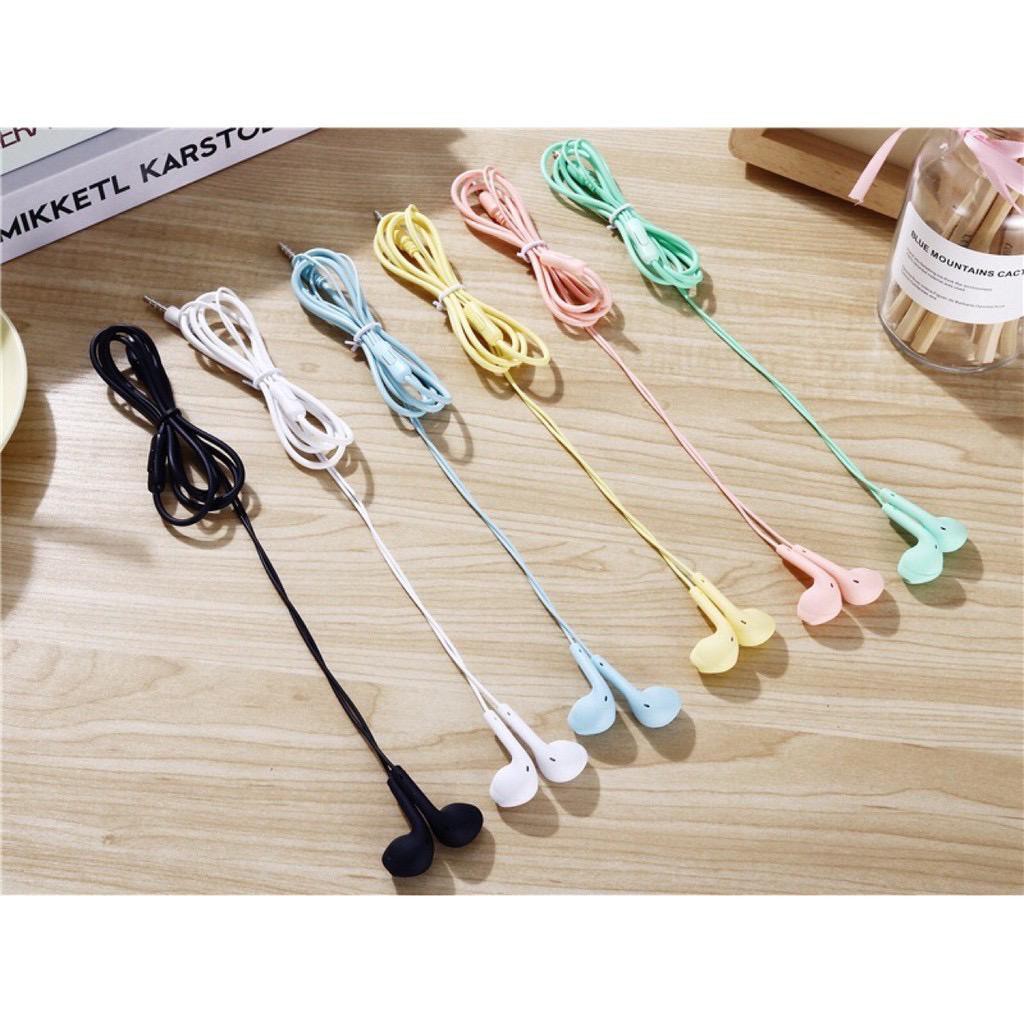 Jual JS PAKET 5PCS Headset / Handsfree U19 macaron Glossy / Earphone ...