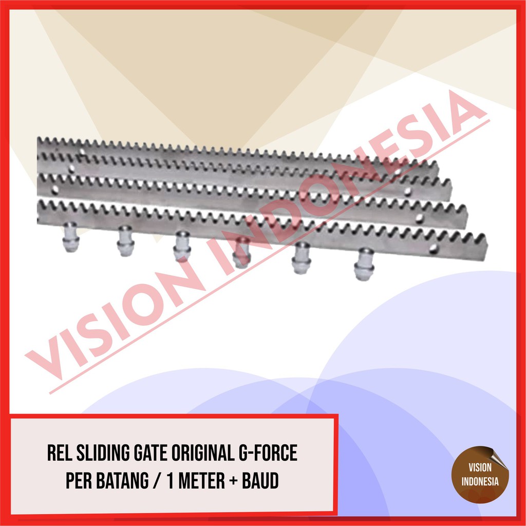 Jual REL SLIDING GATE ORIGINAL G-FORCE PER BATANG / 1 METER + BAUD ...