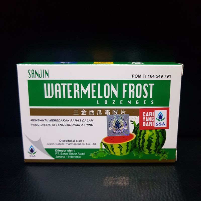 Jual Sanjin Watermelon Frost Lozenges | Shopee Indonesia