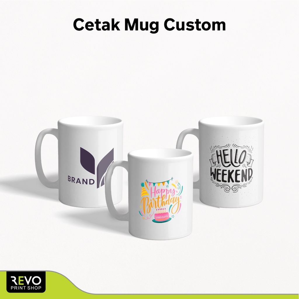 Jual Mug Custom/ cetak mug / cetak souvenir / sablon gelas mug custom ...
