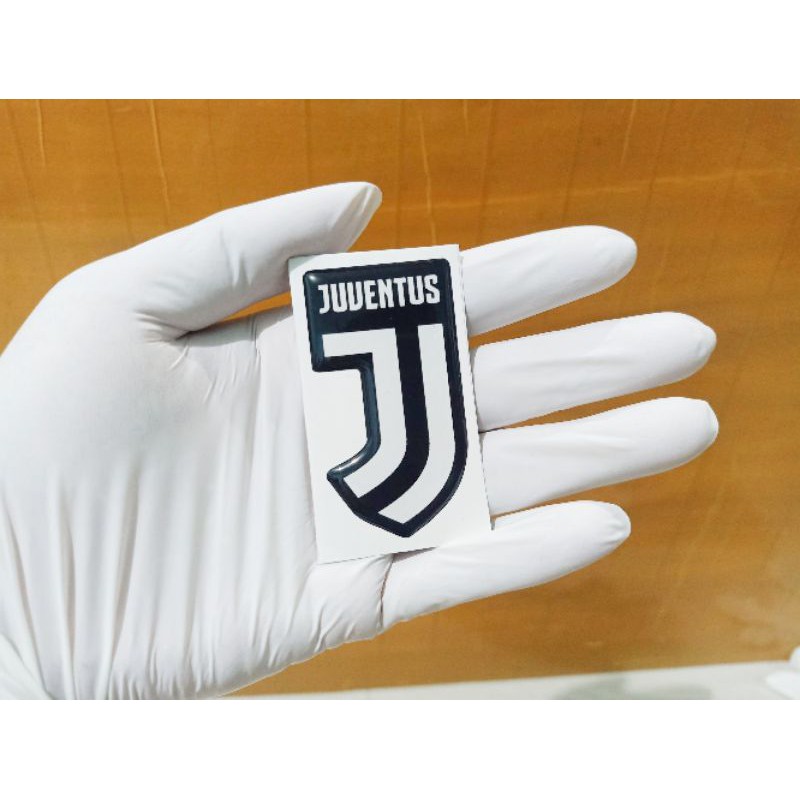 Jual Stiker timbul sticker emblem resin lentur logo Juventus | Shopee ...