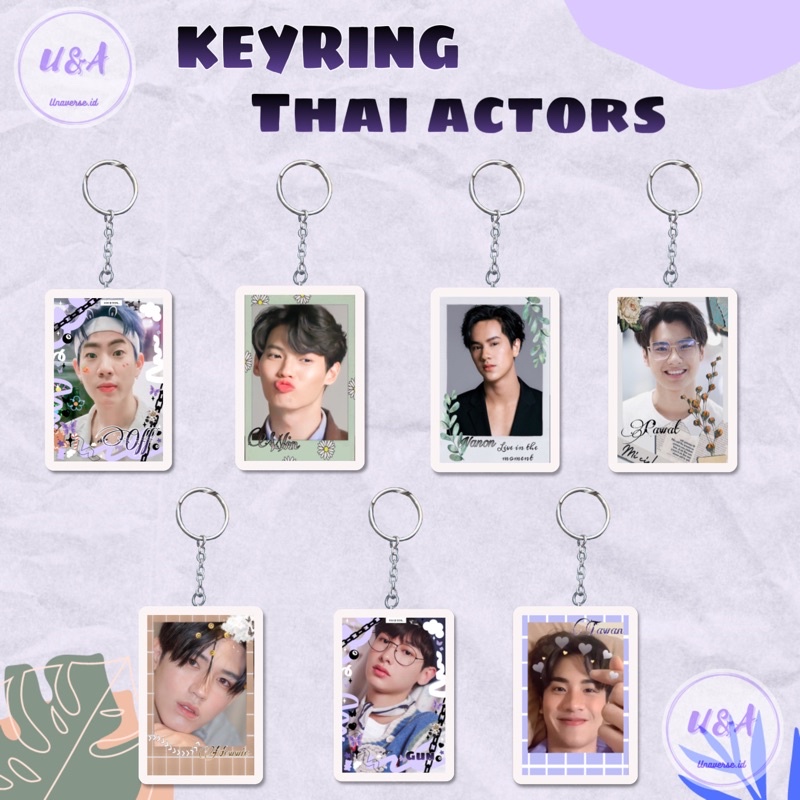 Jual [Unaverse] GANTUNGAN KUNCI THAILAND Keychain Sky Nani Win Pond ...