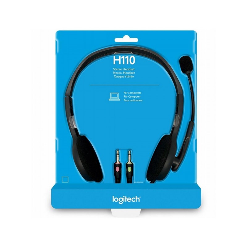 Jual HeadSet LOGITECH H110 original garansi resmi head set ori warranty ...