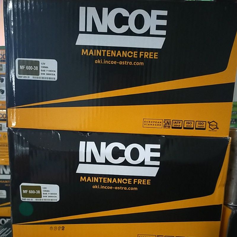 Jual Accu mobil Incoe tipe MF 600-38Kapasitas : 12V-100Ah Untuk mobil ...