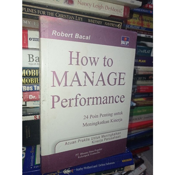 Jual BUKU HOW TO MANAGE PERFORMANCE ROBERT BACAL | Shopee Indonesia