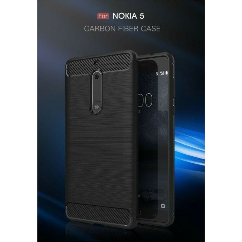 Jual NOKIA 5 CASE SLIM FIT CARBON SOFTCASE FIBER MULTI IPAKY CARBON ...