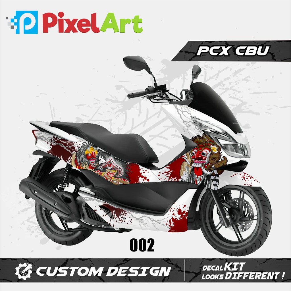 Jual STICKER DECAL MOTOR PCX CBU BARONG FULL BODY PREMIUM QUALITY ...