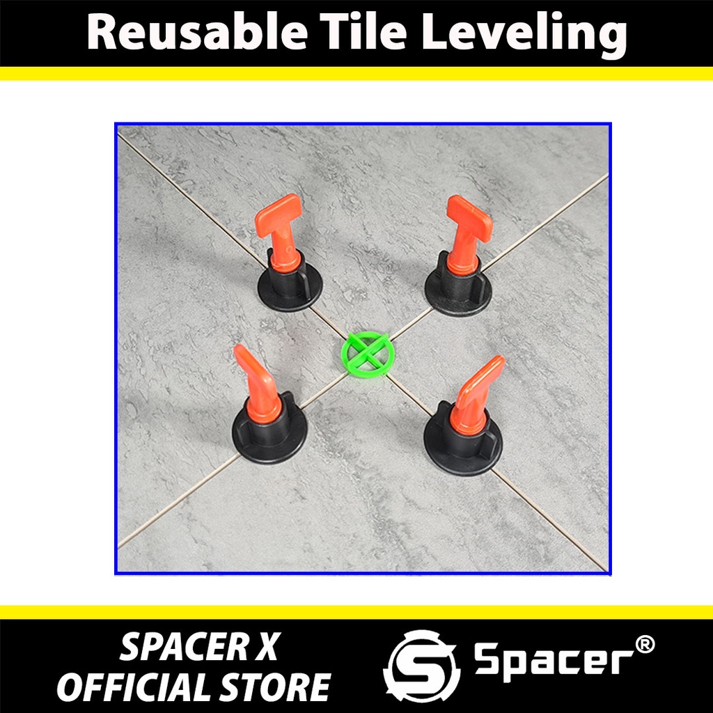 Jual Paket Hemat Reusable Tile Leveling Alat Perata Pasang Keramik ...