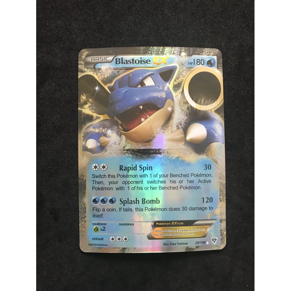 Jual Kartu Pokemon TCG Basic Blastoise EX (harga/kartu) #2 | Shopee ...