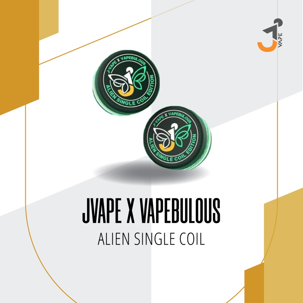 Jual ALIEN SINGLE COIL EDITION BY JVAPE X VAPEBULOUS PREBUILD COIL ...