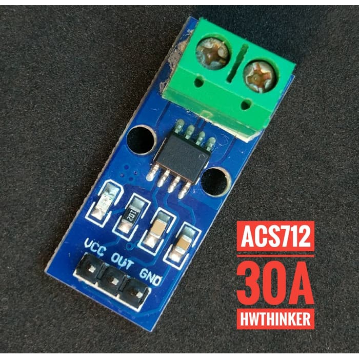 Jual Modul Sensor Arus ACS712 30A Range Hall Current Sensor Module ...