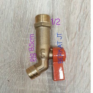 Jual KRAN KUNINGAN ASLI 1/2 /KRAN TEMBOK DUA FUNGSI/KRAN BOLA KUNINGAN ...