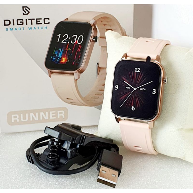 Jual Jam Digitec Smartwatch Runner Diagonal 4.5cm Include box + Manual ...
