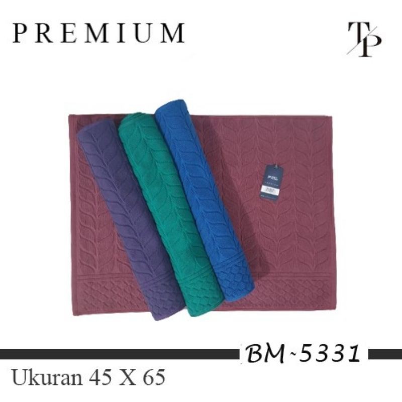 Jual Keset Handuk Motif Daun Bahan Tebal By Terry Palmer 45*65cm ...