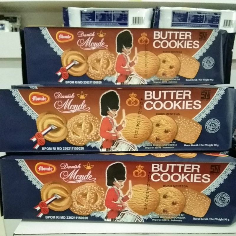 Jual Monde Butter Cookies 90gr | Shopee Indonesia