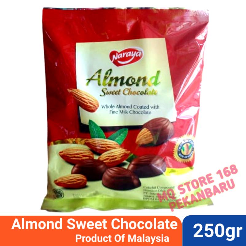 Jual Almond Sweet Chocolate - Coklat Almond - 250gr Product Of Malaysia ...