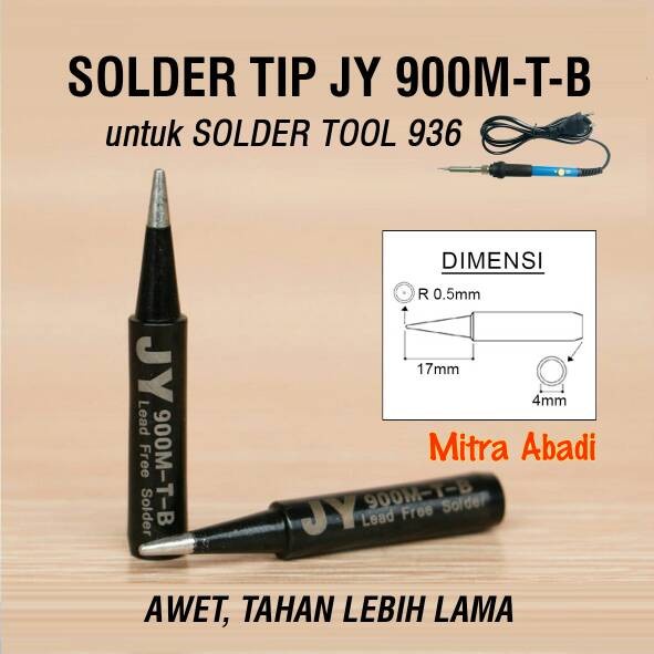 Jual Mata Solder/Solder Tip JY M-T-B for Solder Tool 936 | Shopee Indonesia