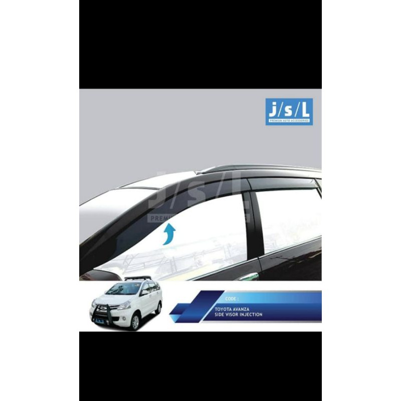 Jual talang air / side visor toyota all new avanza model injection / ori | Shopee Indonesia