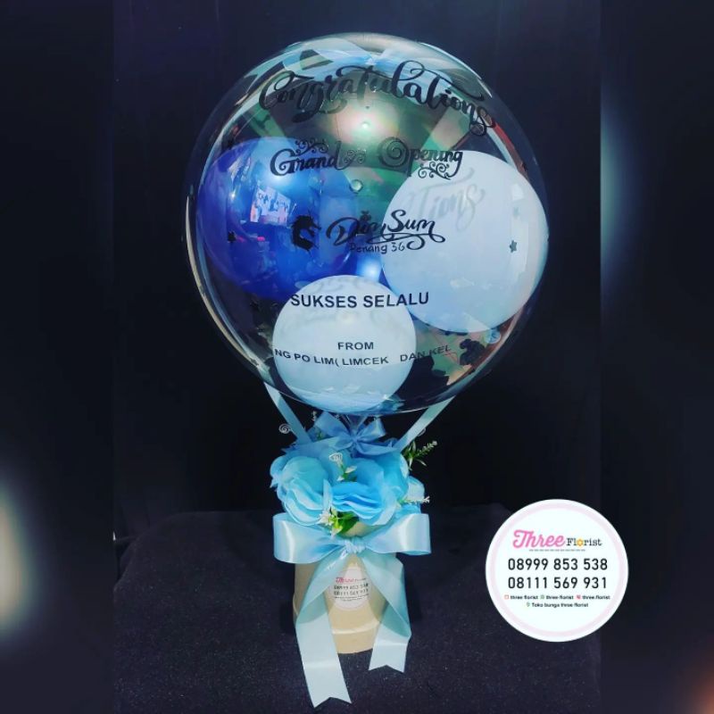 Jual box bunga balon / hadiah ucapan grand opening / hadiah ucapan ...