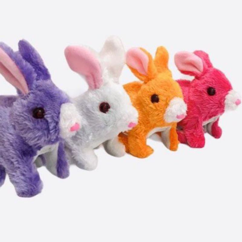 Jual Mainan Boneka Kelinci Suara plus Berjalan Menggunakan baterai ...