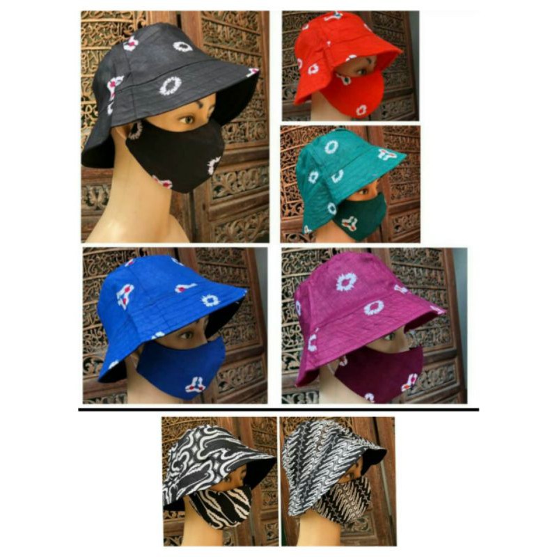 Jual topi batik bolak balik | Shopee Indonesia