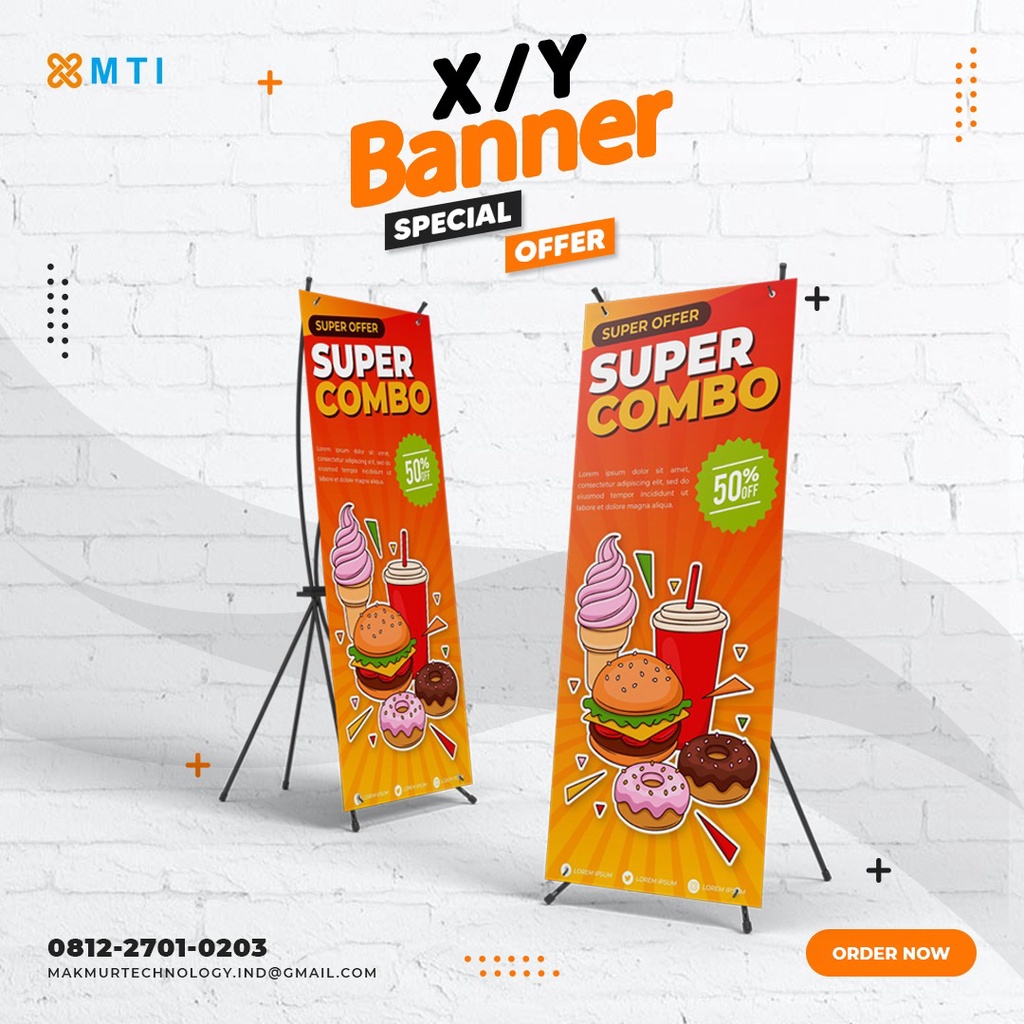 Jual X Banner 60x160cm / CETAK X Banner ( 1 SET ) | Shopee Indonesia
