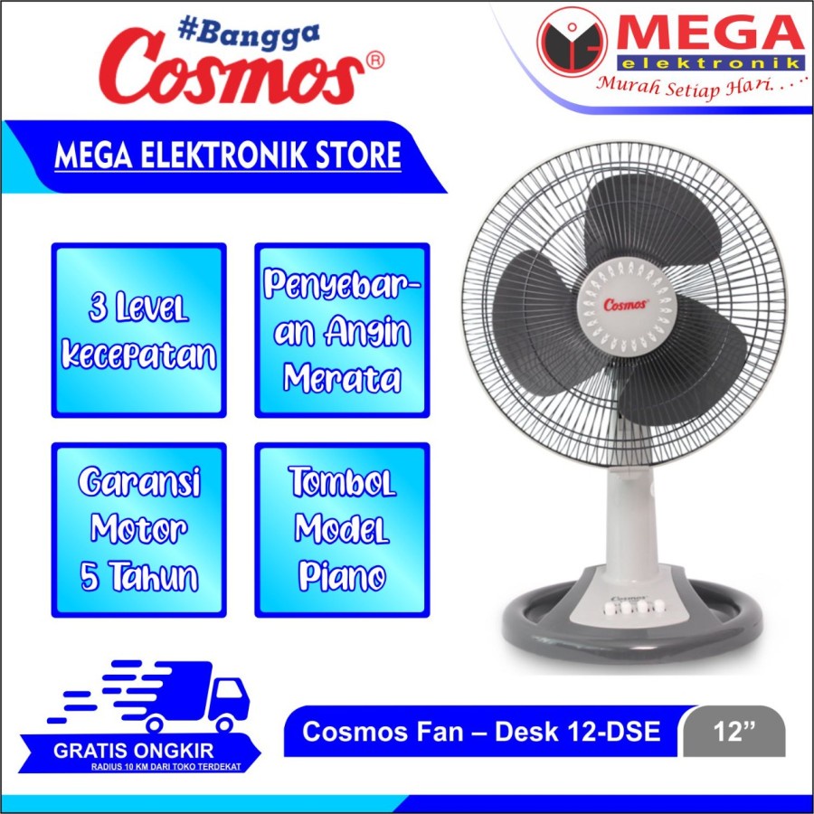 Jual KIPAS ANGIN COSMOS DESK FAN 12-DSE HARGA PROMO DAN BERGARANSI ...