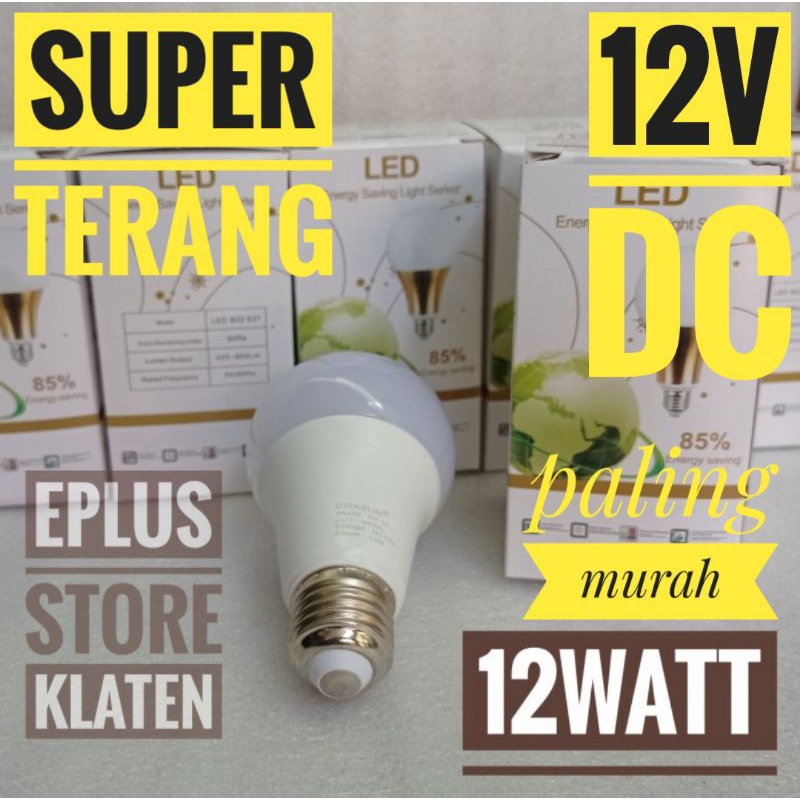 Jual Lampu Led ERASUN DC 12V 12W SUPER TERANG Panel Surya LM100 ...
