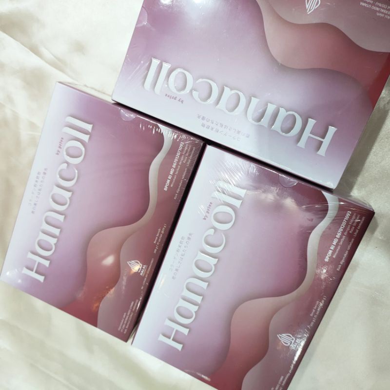 Jual (NEW BOX) HANACOLL POWDER DRINK BY PRIVE priveee hana coll Kolagen ...