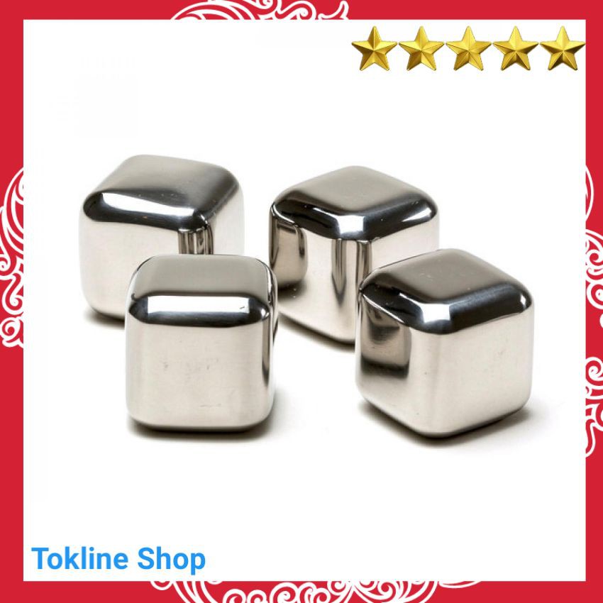 Jual Es Batu Stainless Steel Ice Cube Cetakan | Shopee Indonesia