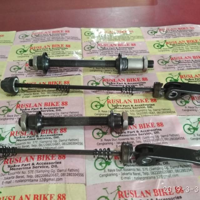 Jual QUICK RELEASE AS RODA SEPEDA LIPAT, SELI ,FOLDING BIKE harga ...