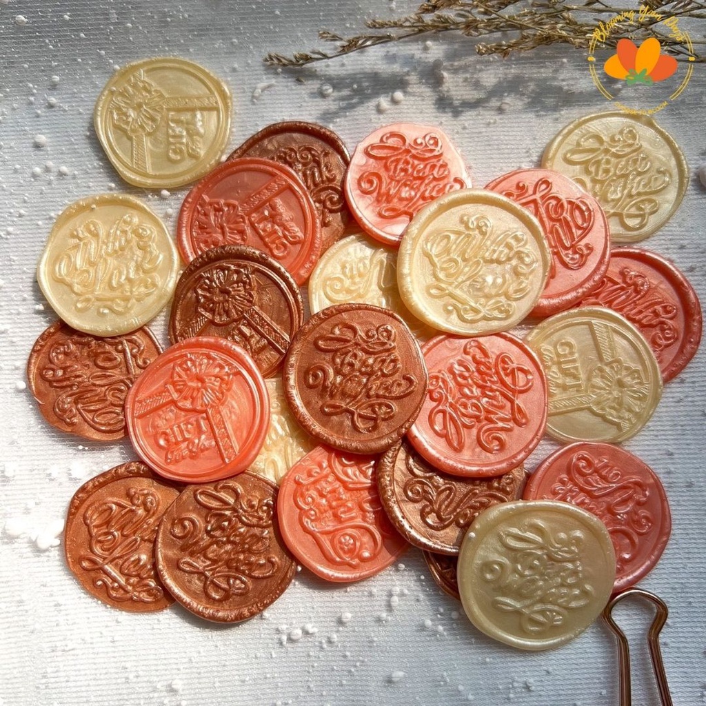 Jual 1Pcs Seal wax coin stempel lilin seal wax stamp instant lilin ...
