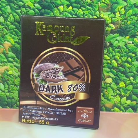 Jual Dark Coklat Coklat Diet Dark Chocholate 80% Kampung Coklat Blitar ...