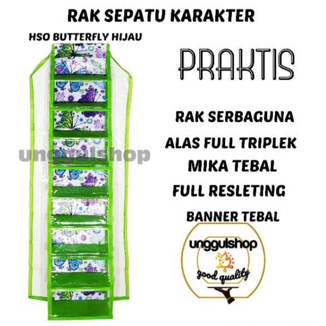 Jual Rak sepatu gantung rak sandal,shoes,tempat sepatu,tempat ...