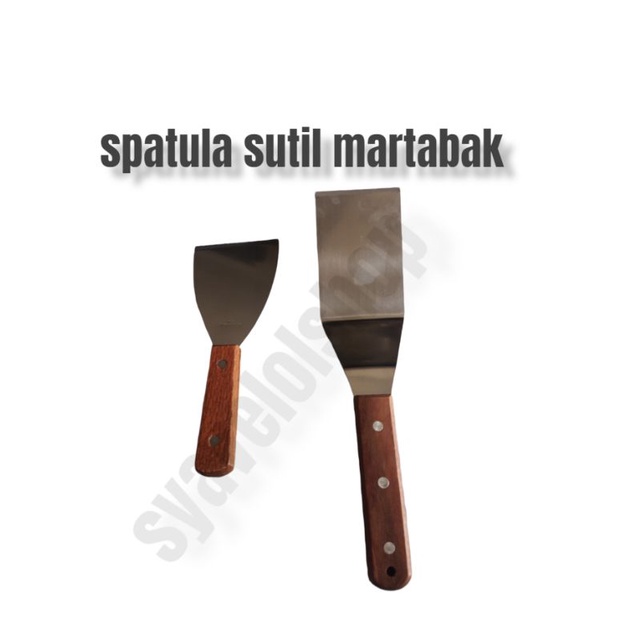 Jual kape sutil tepanyaki roti jon martabak stainless steel | Shopee ...