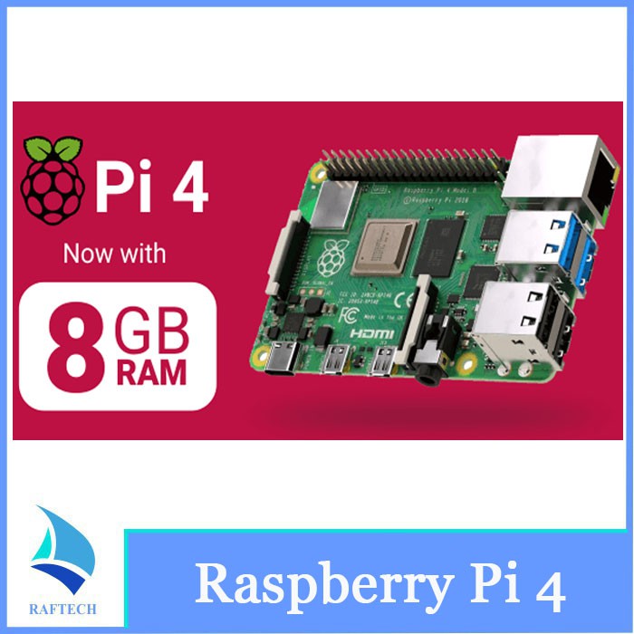 Jual Raspberry Pi 4 Model B 8GB Original UK E14 Raspi 4B RAM 8 GB ...
