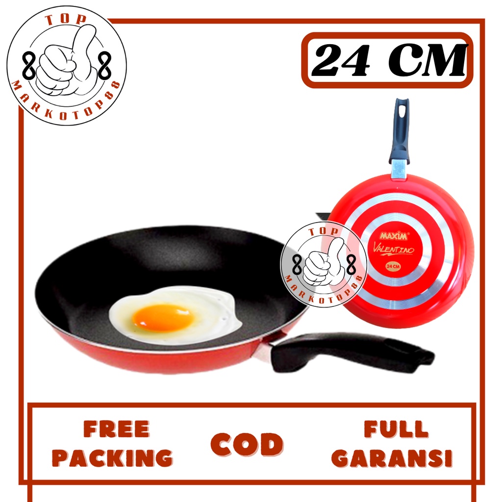 Jual TEFLON MAXIM 24 CM PANCI TEFLON WOK WAJAN KUALI FRYPAN ...