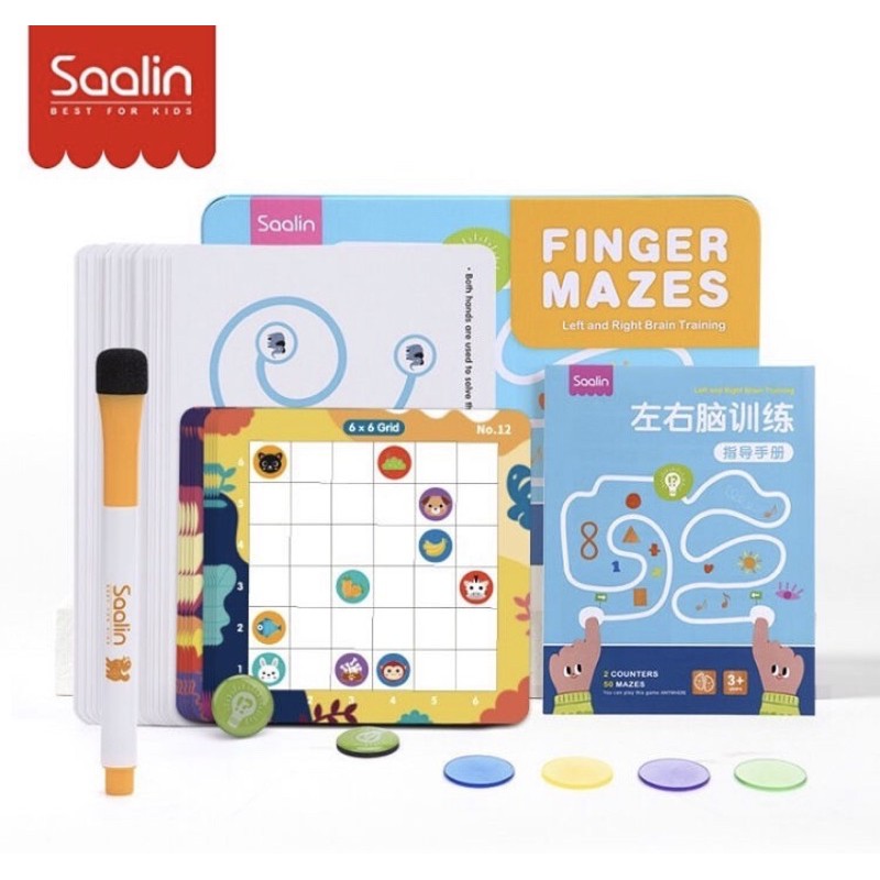 Jual Indikidstoys - Saalin - Finger Maze ( Complete Set ) | Shopee ...