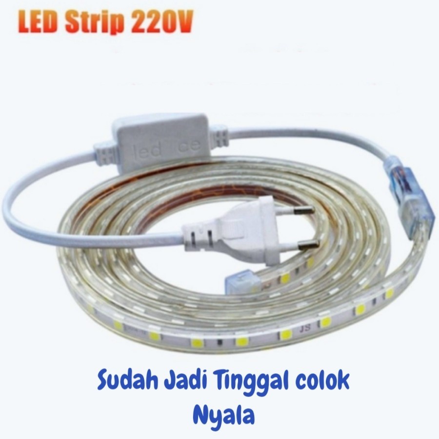 Jual Lampu Led Strip Sudah Jadi Siap Pakai 20,21,22,23,24,25 Meter ...