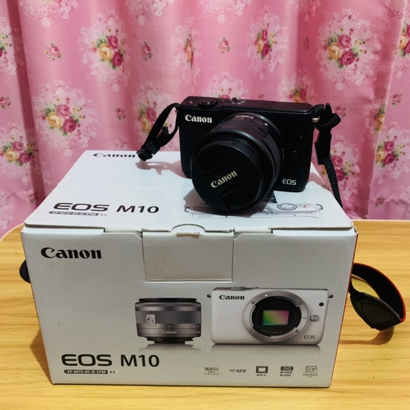 Jual KAMERA CANON EOS M10 HITAM MIRRORLESS CANON M10 BLACK seken mulus ...