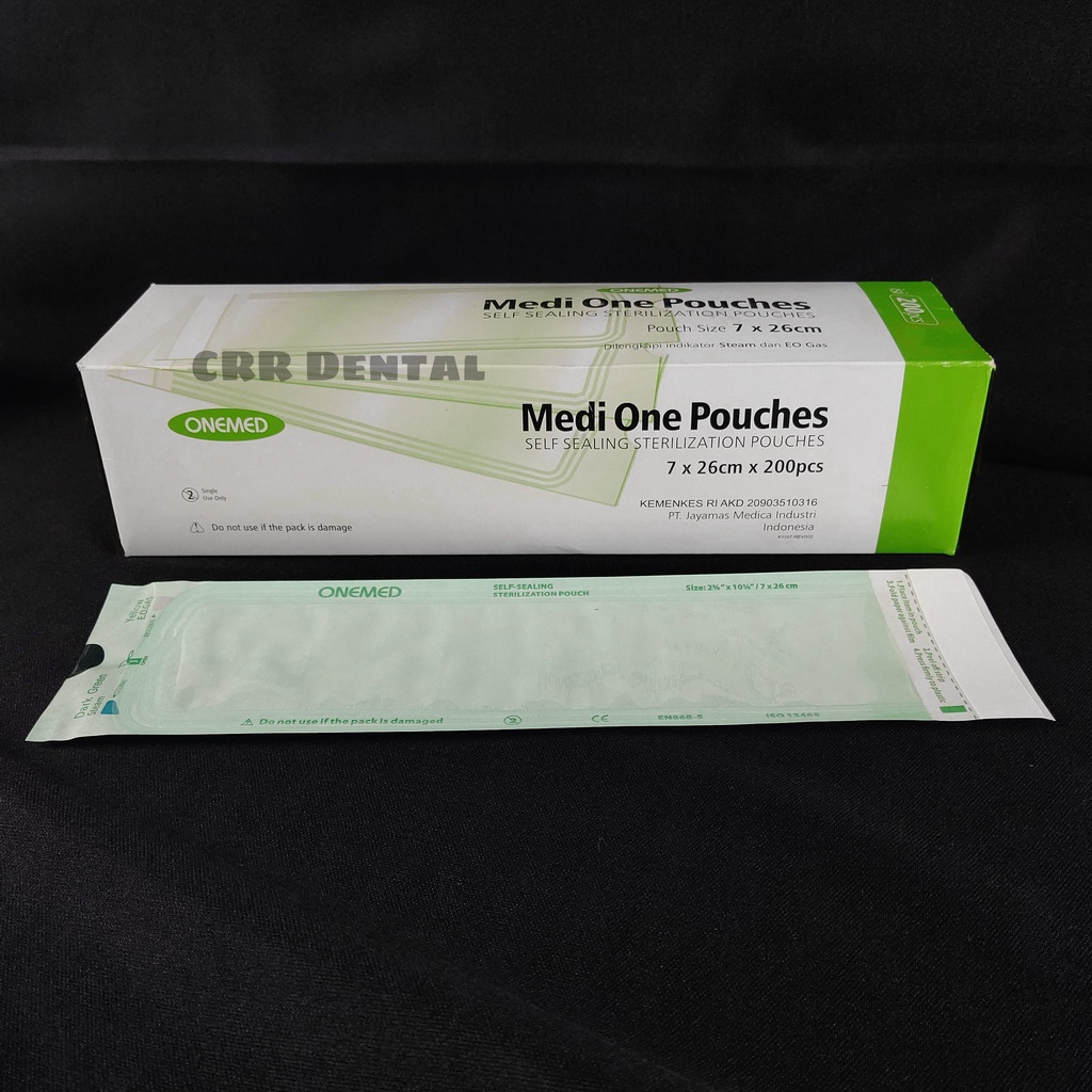 Jual DENTAL MEDIPOUCH / MEDI ONE POUCHES STERIL / PLASTIK STERILISASI ...