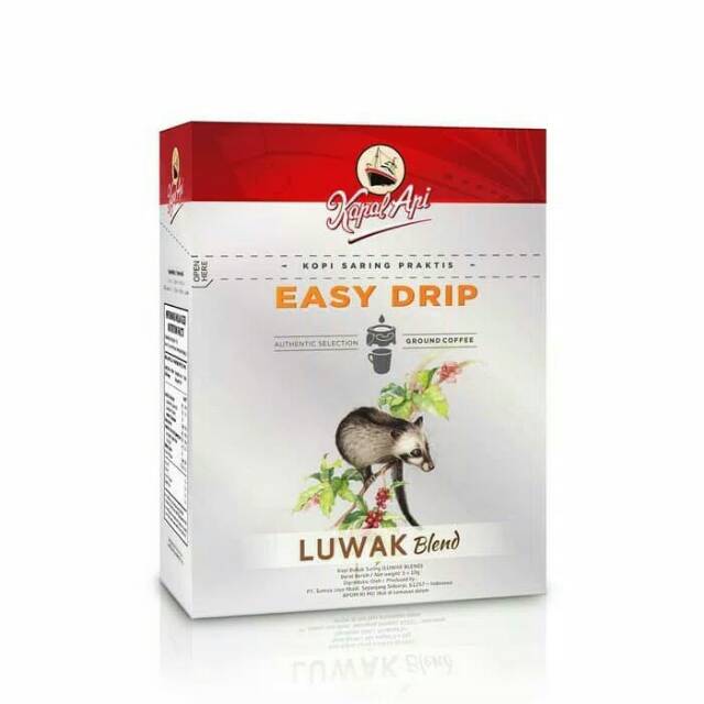 Jual Kopi Kapal Api Luwak Easy Drip Luwak Blend | Shopee Indonesia