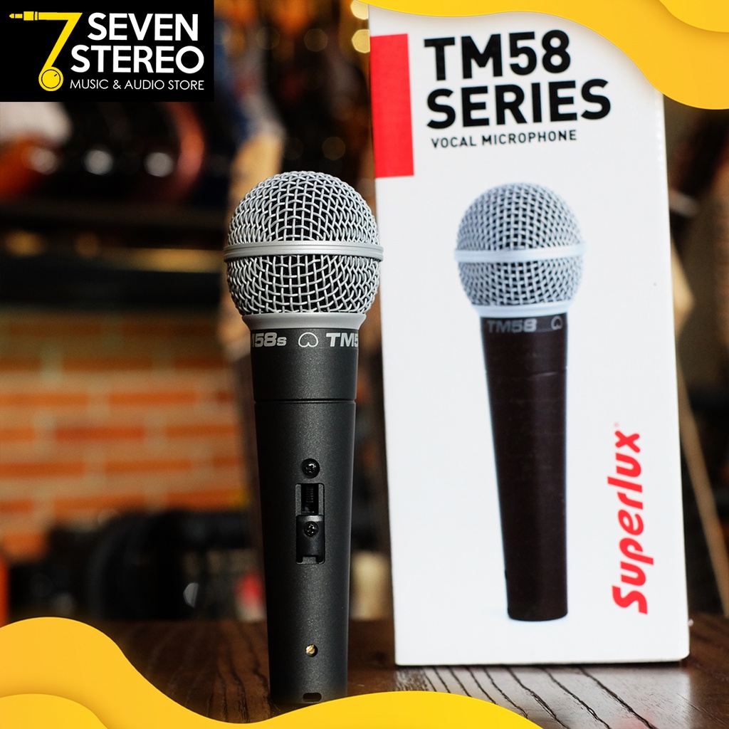 Jual Superlux TM58 Dynamic Vocal Microphone | Shopee Indonesia