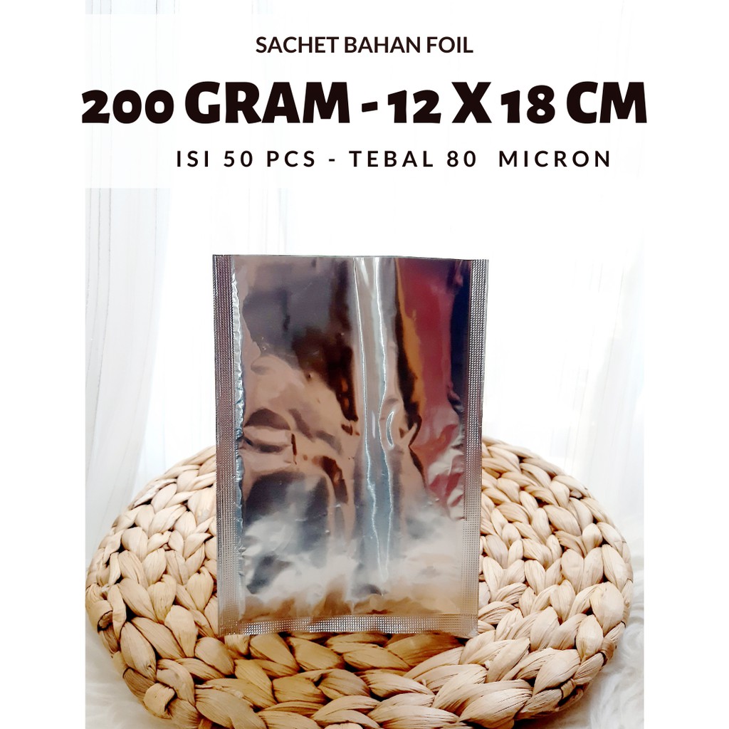 Jual 200 GR JUAL KEMASAN FOIL SACHET - SUPPLIER KEMASAN ALUMUNIUM FOIL ...